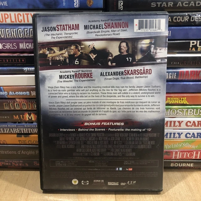13 THIRTEEN DVD Movie Jason Statham Sam Riley Mickey Rourke Alexander ...