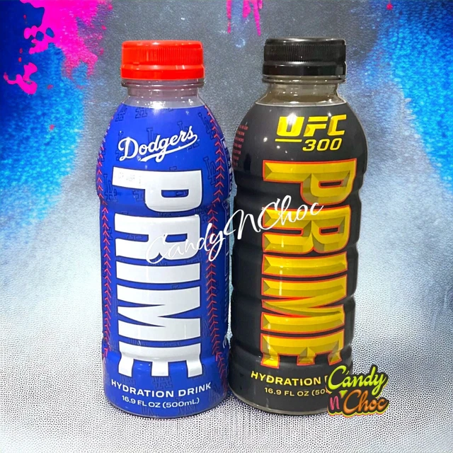 Prime Hydration Ufc 300 And La Dodgers V2 Blue Bottle Rare Usa Import £19
