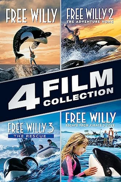 4 FILM FAVORITES: Free Willy 1 - 4 - [Dvd] $15.16 - PicClick CA