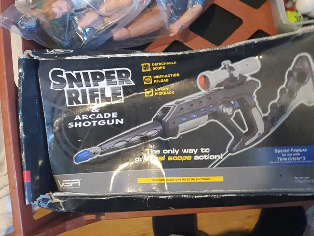 SONY PLAYSTATION 2 Ps2 Sniper Rifle Arcade Shotgun Light Gun £20.00 ...