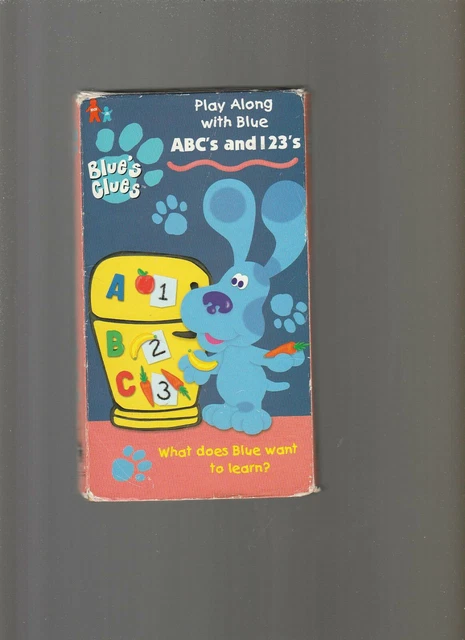 VHS BLUES CLUES - ABC e 123s (VHS, 1999, nastro nero) EUR 11,19 ...