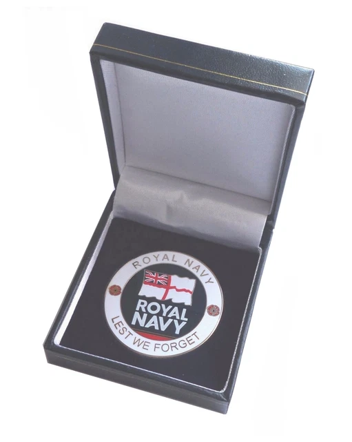 ROYAL NAVY COMMEMORATIVE Coin Official MOD Licensed in Box £15.00 ...
