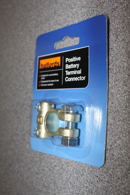 HALFORDS POSITIVE BATTERY Terminal Connector New Genuine £3.50 ...