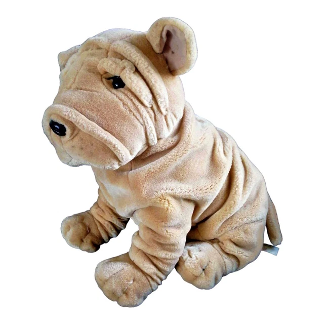 SIMPLY SOFT COLLECTION 40cm Shar Pei Plush Dog by Keel Toy Company £14. ...
