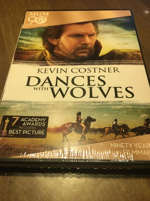 DANCES WITH WOLVES Kevin Costner MGM 90TH ANNIVERSARY DVD sealed BRAND ...
