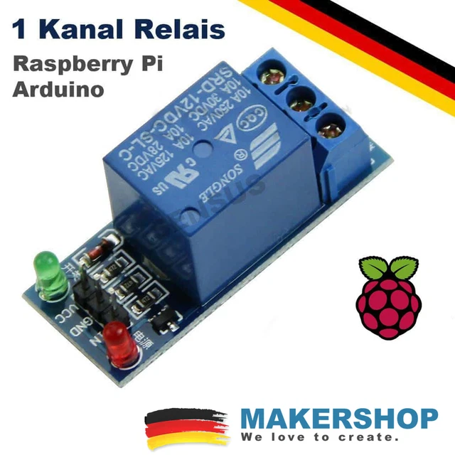 1 KANAL RELAIS 5V/230V Raspberry Pi Modul Channel Relay Arduino EUR 3 ...