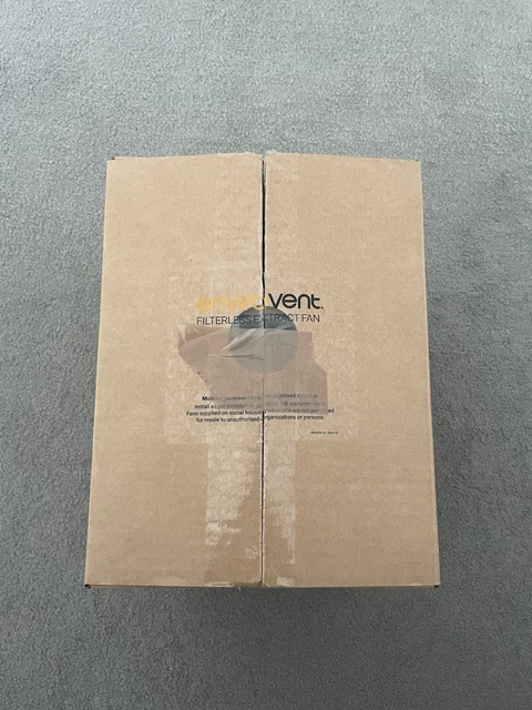 ENVIROVENT EFHT2S-STD-230V+ FILTERLESS Extractor Fan White In Box Used ...