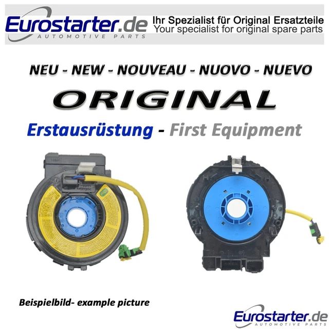 1** SCHLEIFRING AIRBAG CLOCK SPRING NEU ORIGINAL OEM 96966752 für GM ...