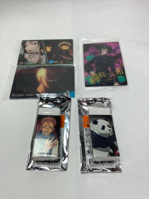 JUJUTSU KAISEN CARD & eraser Satoru Gojo satoru Japanese Anime £29.62 ...