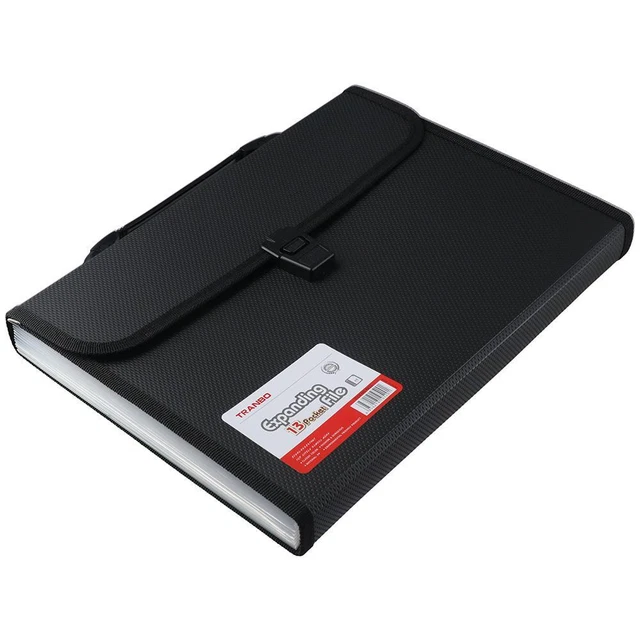 CLOSURE FOR SCHOOL Home Handle Expanding Folder 13 Pocket File Folder ...