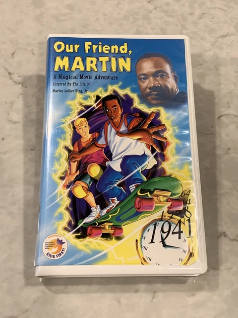 OUR FRIEND MARTIN VHS Tape Movie Luther King Jr MLK Clamshell VTG ...