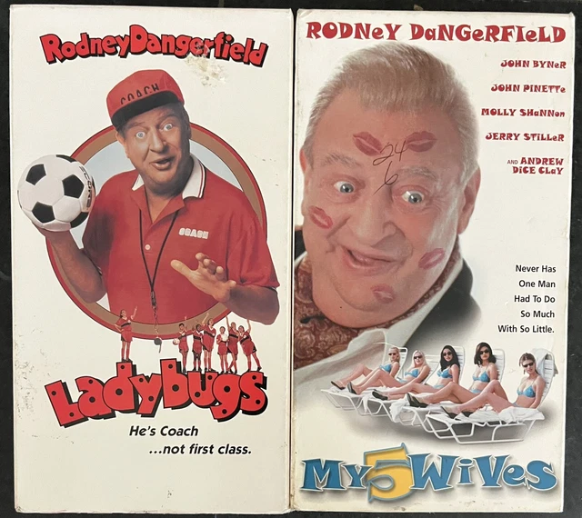 VHS 2FER RODNEY Dangerfield - My Five Wives + Coccinelle - Andrew DICE ...