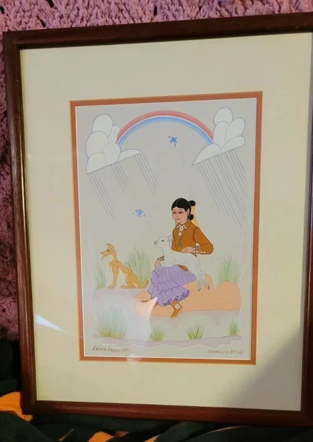 HARRISON BEGAY NAVAJO ORIGINAL 1960's FAMOUS ARTIST $791.79 - PicClick CA
