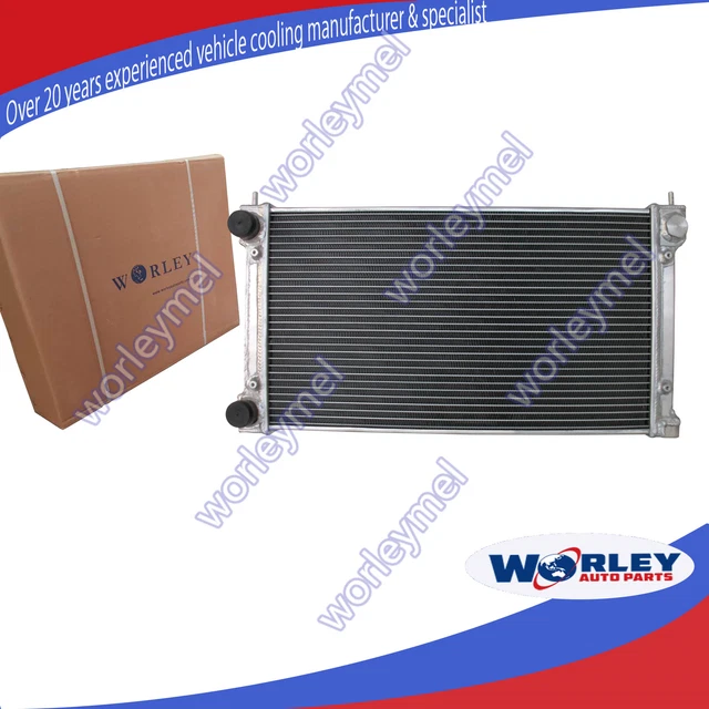 ALUMINUM RADIATOR GOLF MK1 MK2 GTI Scirocco Rabbit Cabriolet 1.6L 1.8L ...
