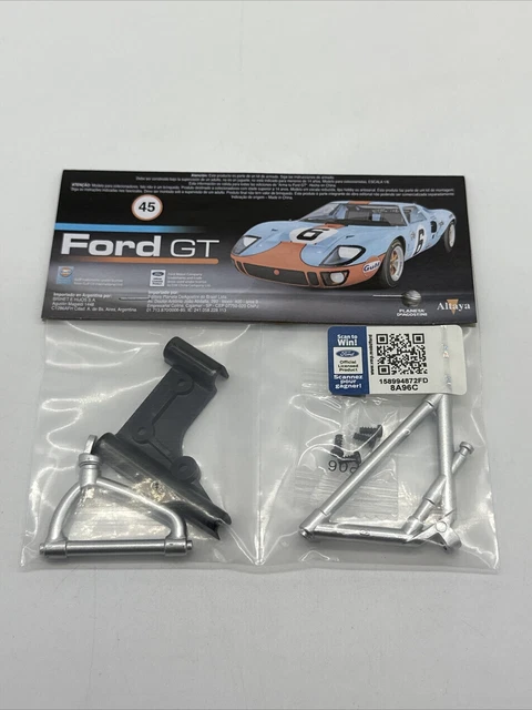 1/8 SCALE DEAGOSTINI BUILD YOUR OWN THE FORD GT40 CAR. Issue 45 £19.99 - PicClick UK