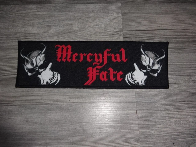 MERCYFUL FATE BACK Patch Back Strip Black Metal Speedwolf Sodom xxx EUR ...