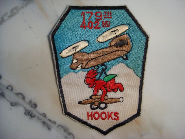 US 179TH ASHC 402nd TRANSPORTATION DETACHMENT HOOKS, VIETNAM WAR PATCH ...