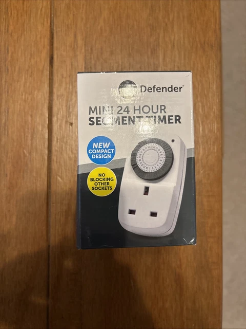 DEFENDER MINI 24 Hour Segment Timer Switch - Energy Saver Standard... £ ...