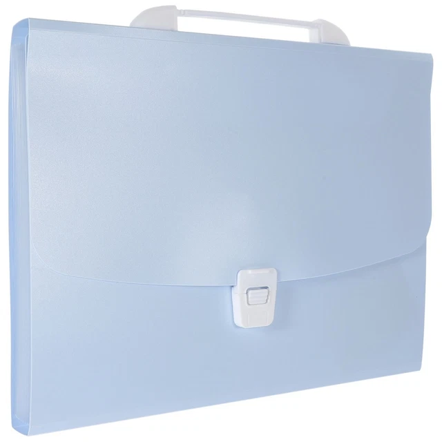 ACCORDION FOLDER FILE Organizer Document Plastic with Multiple Sections ...