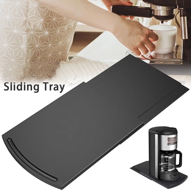 MACHINE BRACKET SLIDER Pad Coffee Maker Sliding Tray Mat Toaster Moving ...
