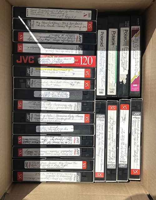 LOT OF 30 Used blank VHS tapes sold as blanks classic movies TV £47.42 ...