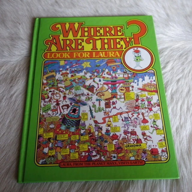 WHERE ARE THEY Look for Laura Vintage LOOK and FIND Book Vtg HIDE and ...