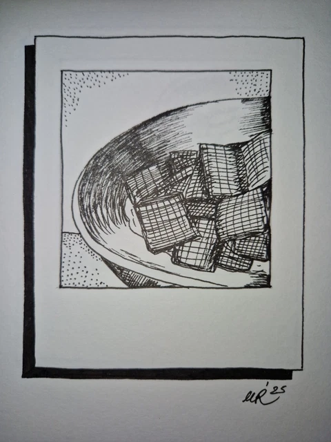ORIGINAL INK ILLUSTRATION: Polaroid: 'Shredded 2025' by Michelle Ranson ...
