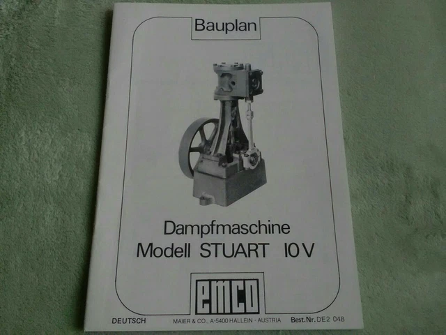 BAUPLAN, DAMPFMASCHINE MODELL Stuart EUR 8,50 - PicClick DE