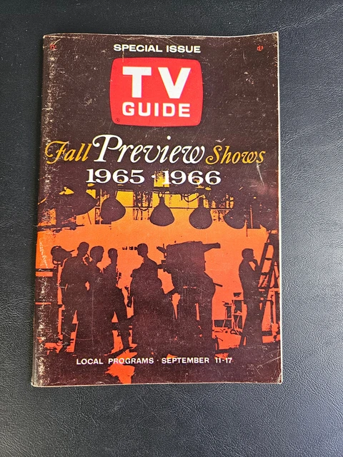 VINTAGE TV GUIDE FALL PREVIEW 1965 Denver $34.50 - PicClick