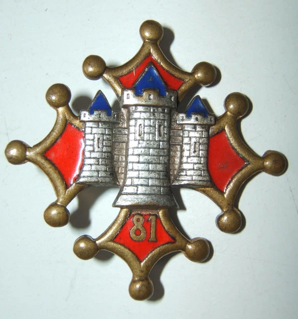 INSIGNE 81° REGIMENT D'INFANTERIE - Drago EUR 7,00 - PicClick FR