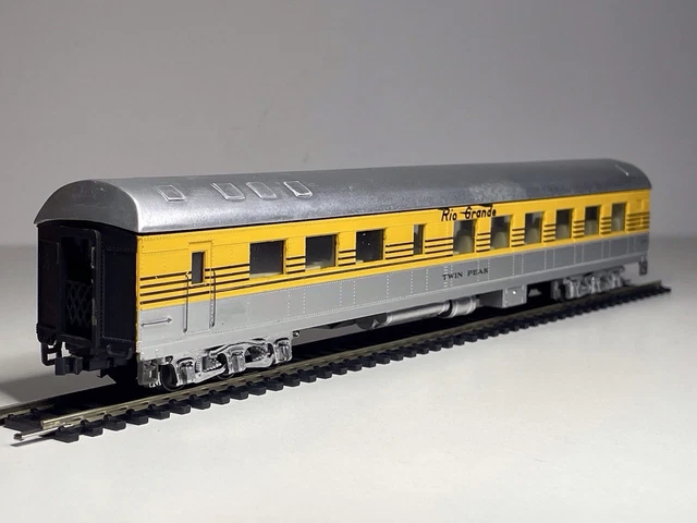 RIVAROSSI HO 6572 USA Rio Grande Heavyweight Pullman Dining Car Coach ...