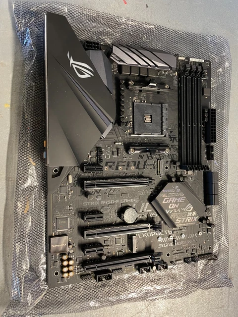 ASUS B450-F GAMING Rog Strix Amd Motherboard Am4 Ddr4 Atx Faulty £0.99 ...