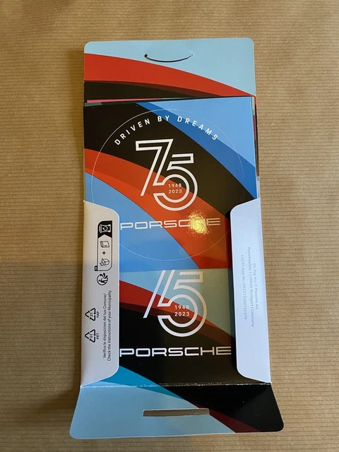 PORSCHE 75 YEARS Official Collectible Sticker £8.50 - PicClick UK