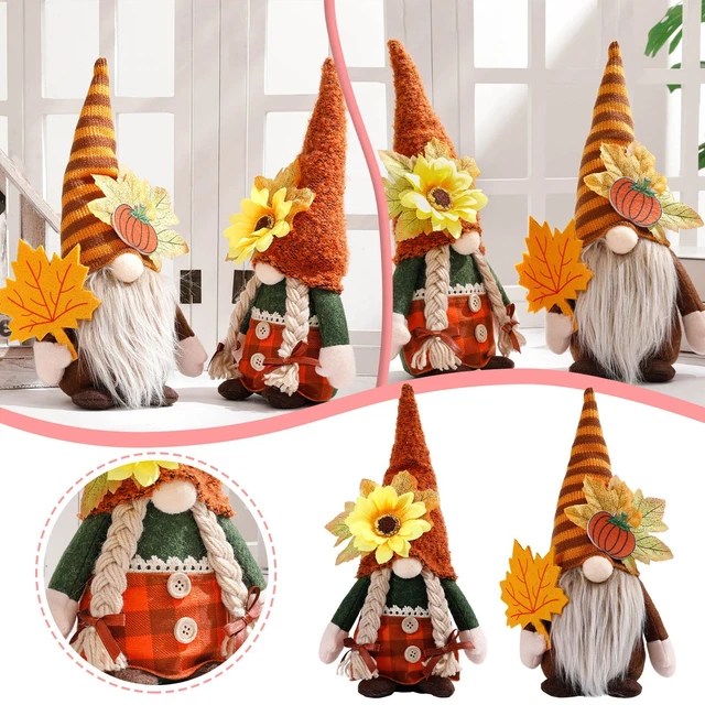 Faceless Old Man Dwarf Doll Sitting Figure Doll Creative Faceless Old