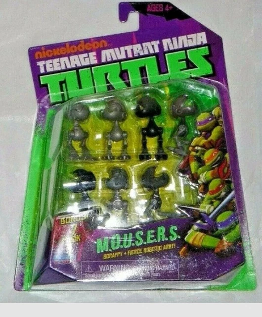 TEENAGE MUTANT NINJA Turtles M.O.U.S.E.R.S. Playmates Nickelodeon TMNT ...