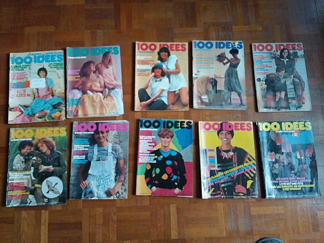 MAGAZINE 100 IDÉES (Lot De 10 Magazines -1978-1980) EUR 30,00 - PicClick FR