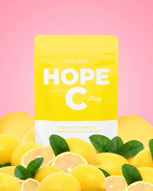 LUNA AURA HOPE C Plus Japan Collagen & Zinc 500mg 30Caps £16.65 ...