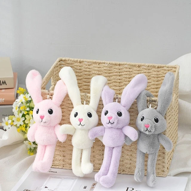 TOYS SOFT BUNNY Pull Ears Rabbit Comfort Doll Bed Toy Stuffed Animal ...