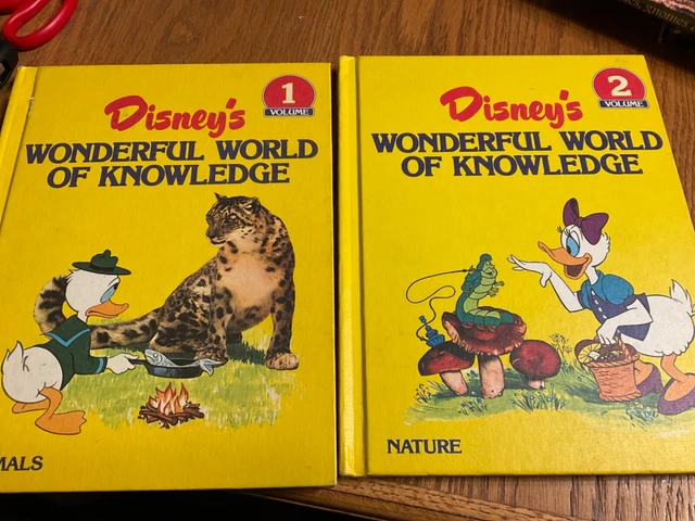DISNEY'S THE WONDERFUL World of Knowledge Book Vol 1 ANIMALS / NATURE ...