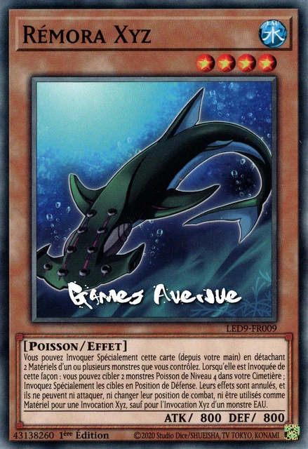 YU-GI-OH ! RÉMORA Xyz LED9-FR009 VF/COMMUNE EUR 1,00 - PicClick FR