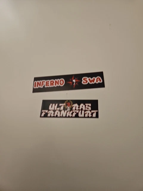 EINTRACHT FRANKFURT AUFKLEBER Sammlungsauflösung SGE Sticker, Aufkleber ...