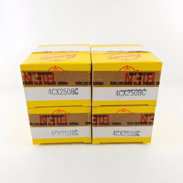 4 X 4CX250BC / 8957 Eimac Tube. 4Cx250B/ 7203 Replacement. High Quality ...