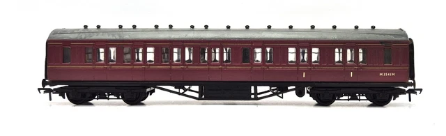 REPLICA 12202 EX LMS 57' CK Corridor Composite Coach M3541M in BR ...