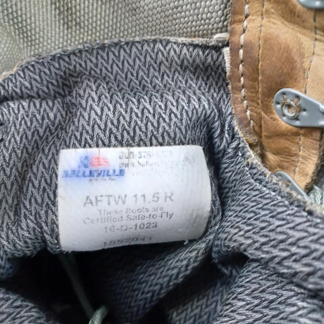 MENS MILITARY BOOTS Vibram Gortex Leather Bellville Certified Sail to ...