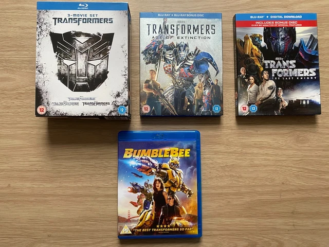 TRANSFORMERS - 5-MOVIE Collection (Box Set) (Blu-ray) & Bumblee Movie ...