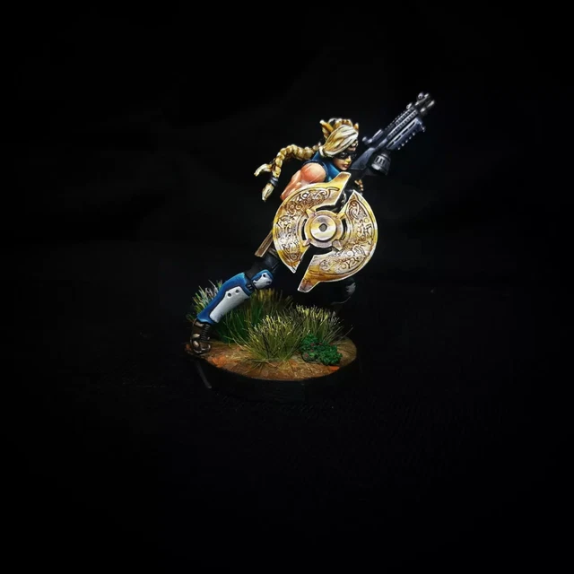 PAINTED INFINITY THE game Panoceania Valkyrie - 28mm science-fiction ...