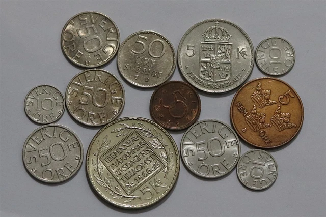 🧭 🇸🇪 SWEDEN Old Coins Lot With Silver B55 #35 Xm39 $33.01 - PicClick CA