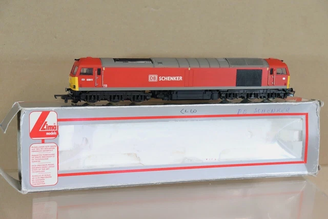 LIMA RE PEINT Détaillé DB Schenker Classe 60 Diesel Locomotive 60011 Ob ...