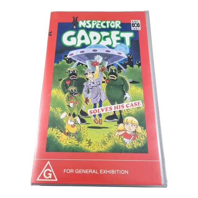 INSPECTOR GADGET SOLVES His Case - VHS Vintage 1987 Animated ABC Video ...