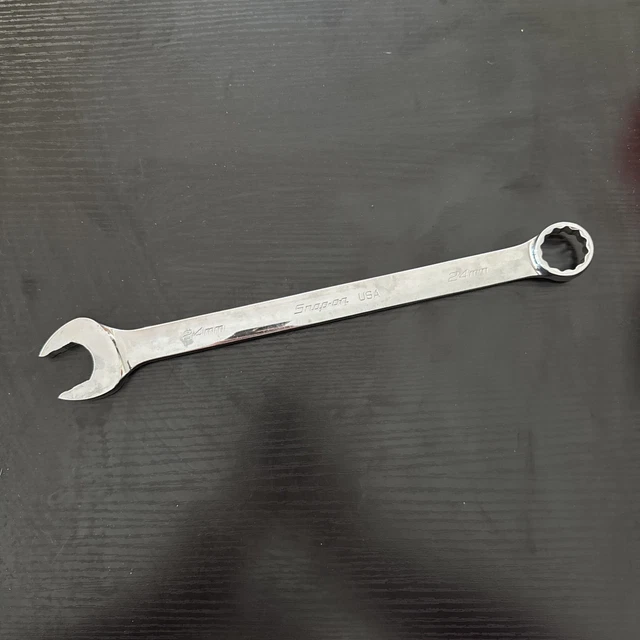 SNAP-ON TOOLS SOEXM24 24mm Metric Flank Drive PLUS Combination Wrench ...